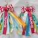 Ribbon Zipper Pull Name Tags, Cheer Bag Personalized Name Tag, Keychain ...
