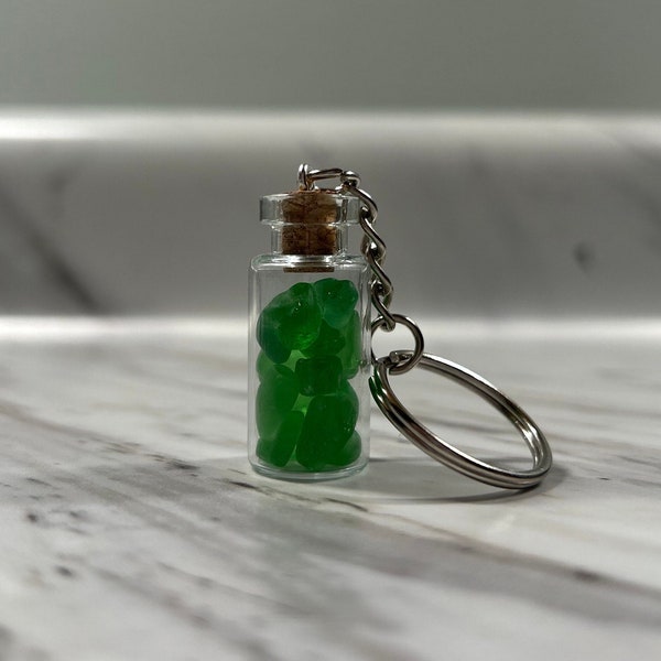 Sea Glass Keychain - Etsy
