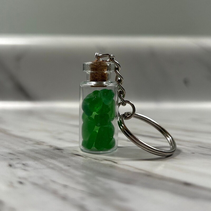 Glass Bottle Charm - Etsy