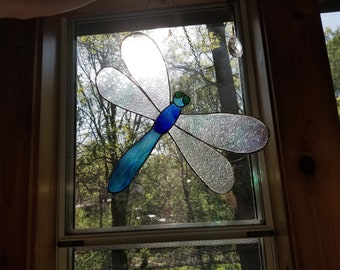 Dragonfly Flying Magnet Glass Mosaic - Etsy