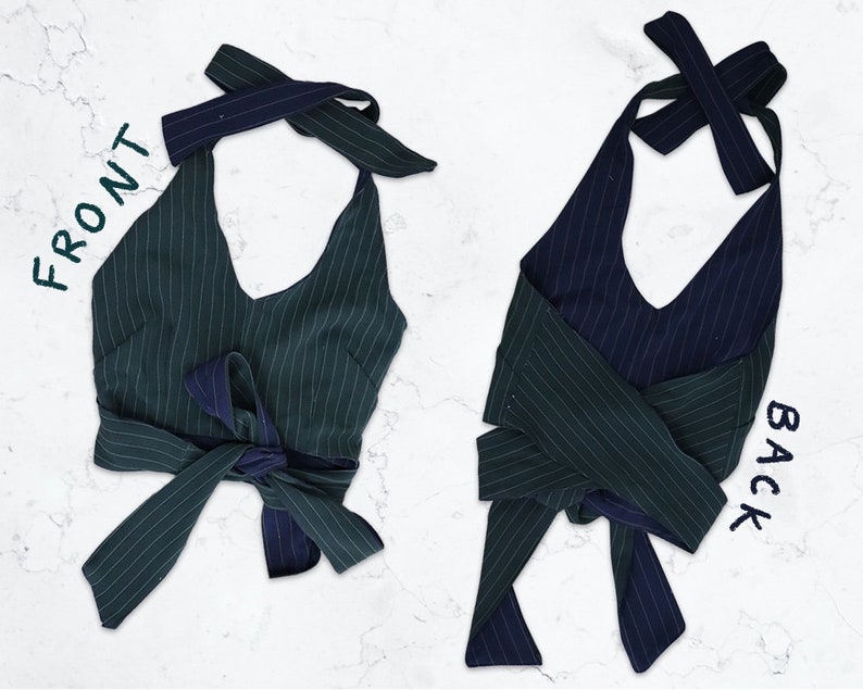 Reversible Halter Top Pattern PDF, DIY Halter Top, PDF Sewing Pattern ...