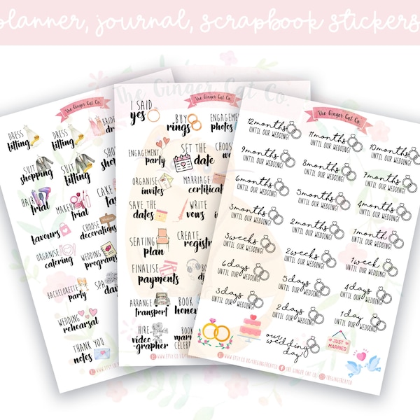 Wedding Countdown - Etsy