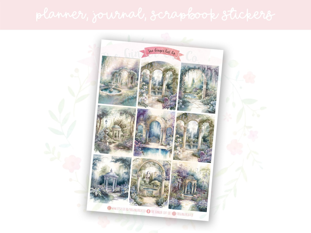 Vintage Ethereal Garden Full Boxes Decorative Journal, Scrapbook ...