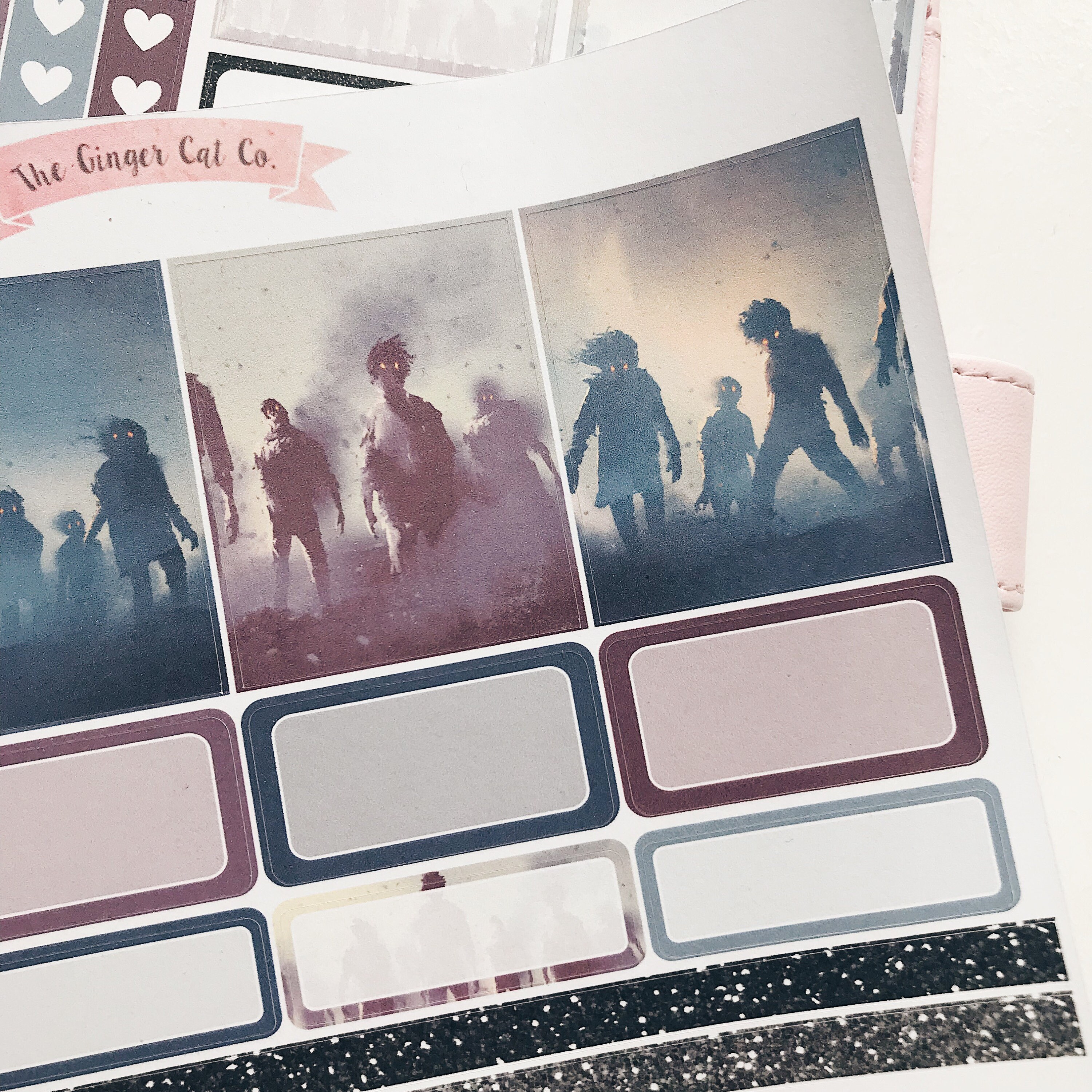 Zombie Apocalypse Planner Journaling Scrapbook Sticker Kit - Etsy