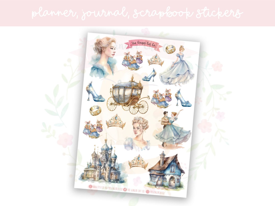 Midnight Princess Set 1 Planner Journaling Scrapbook - Etsy