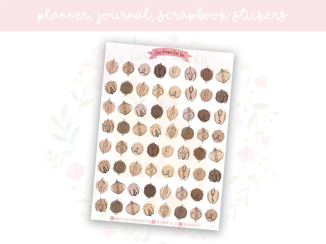 Vagina Planner Sticker Sheet Decorative Stickers Journal Stickers ...