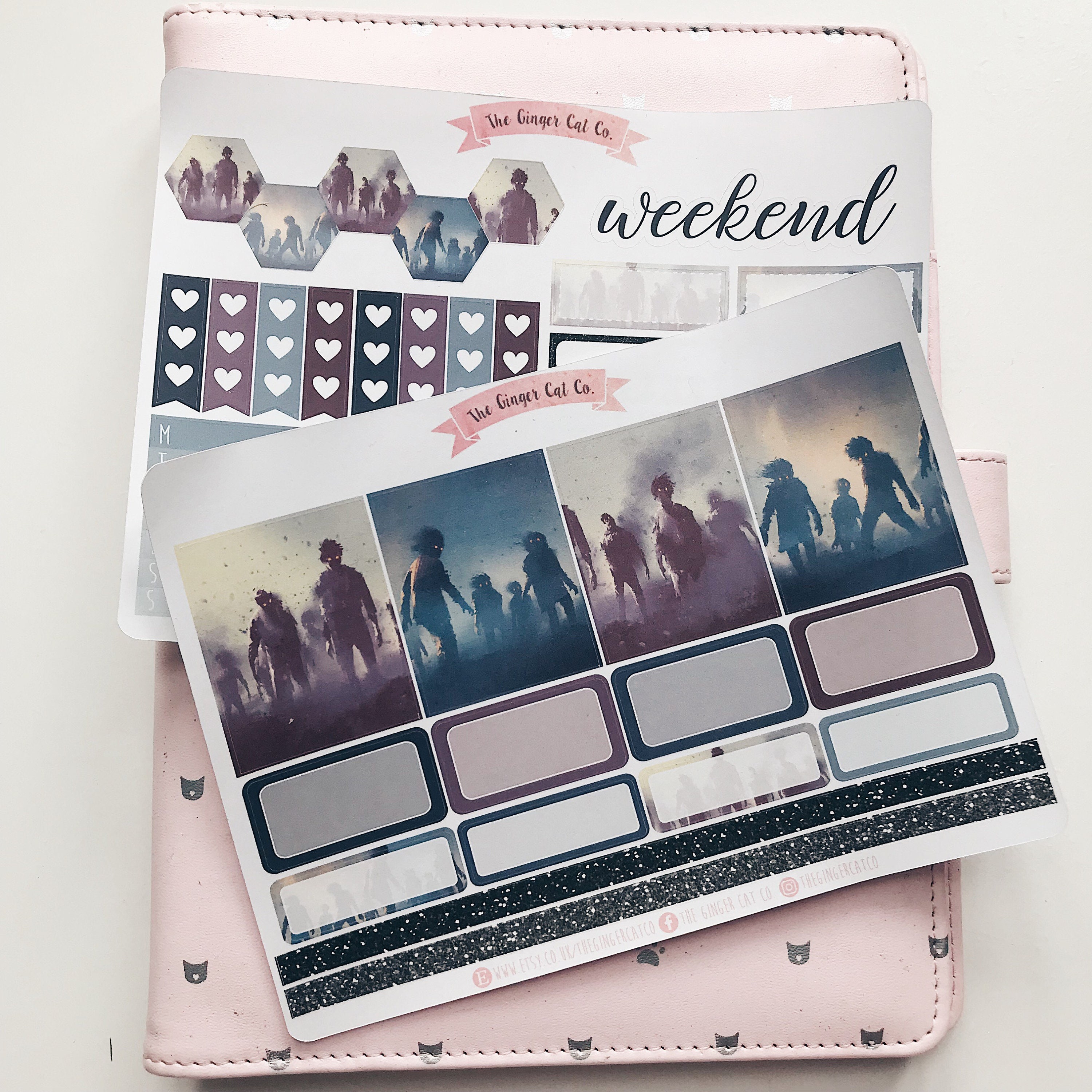 Zombie Apocalypse Planner Journaling Scrapbook Sticker Kit - Etsy