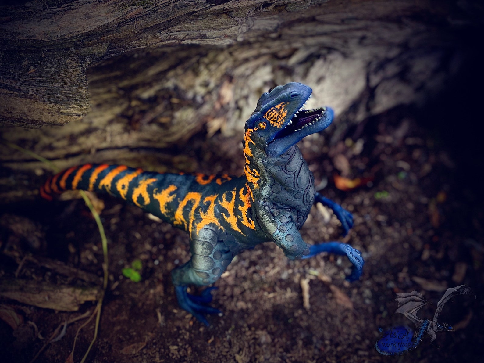 Utahraptor collectible toy | Etsy