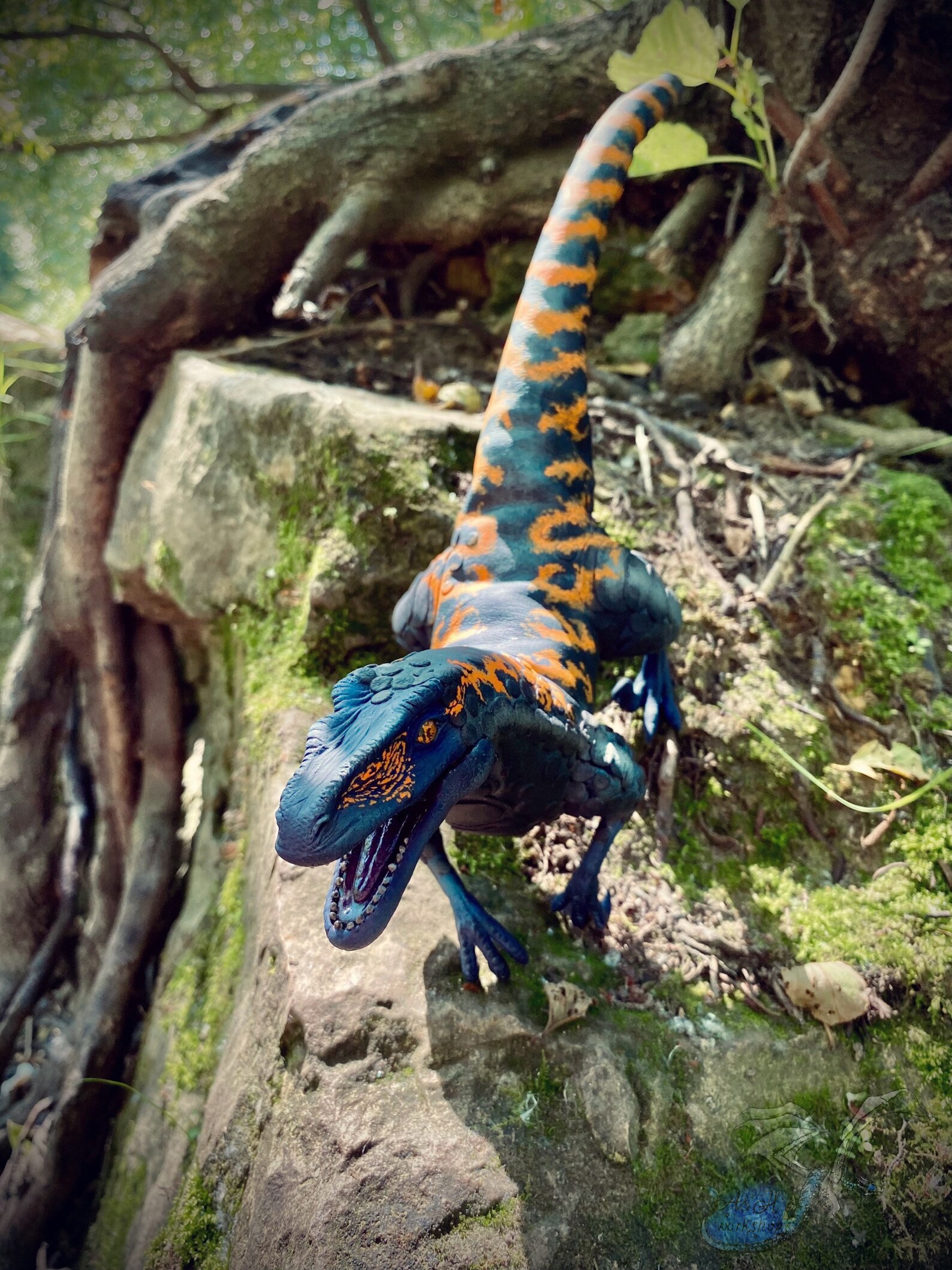 Utahraptor collectible toy | Etsy