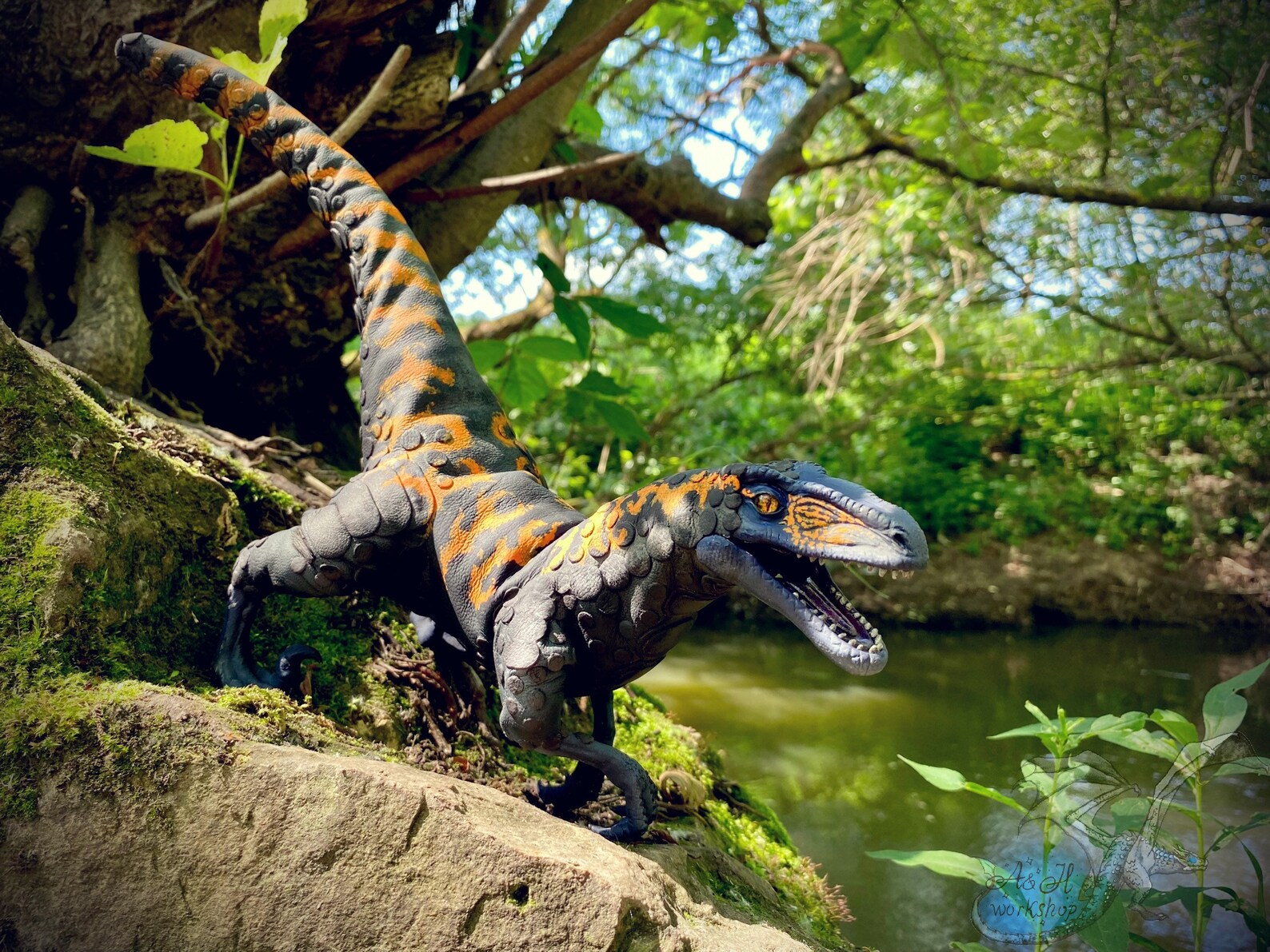 Utahraptor collectible toy | Etsy