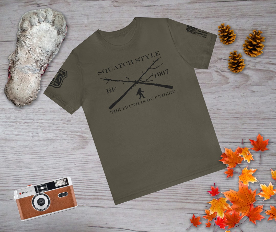Squatch Style Bigfoot Shirt Sasquatch Shirt Patriotic Shirt - Etsy