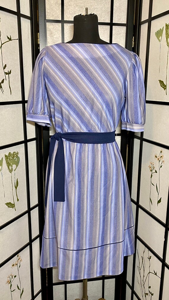 80s vintage striped secretary - Gem