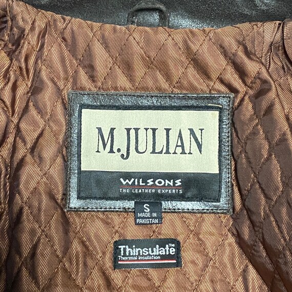 Vintage M. JULIAN WILSONS Men’s Leather Thinsulate Ja… - Gem