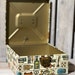 Vintage File Box With Key / Mod Retro 70s Metal File Box - Etsy
