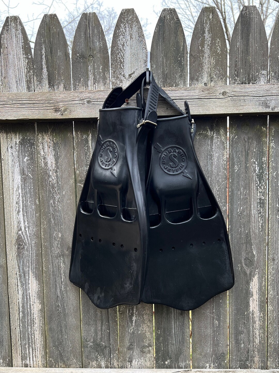 Vintage Scuba Pro Jet Fins Rubber Scuba Diving Fins Size M / Diving ...