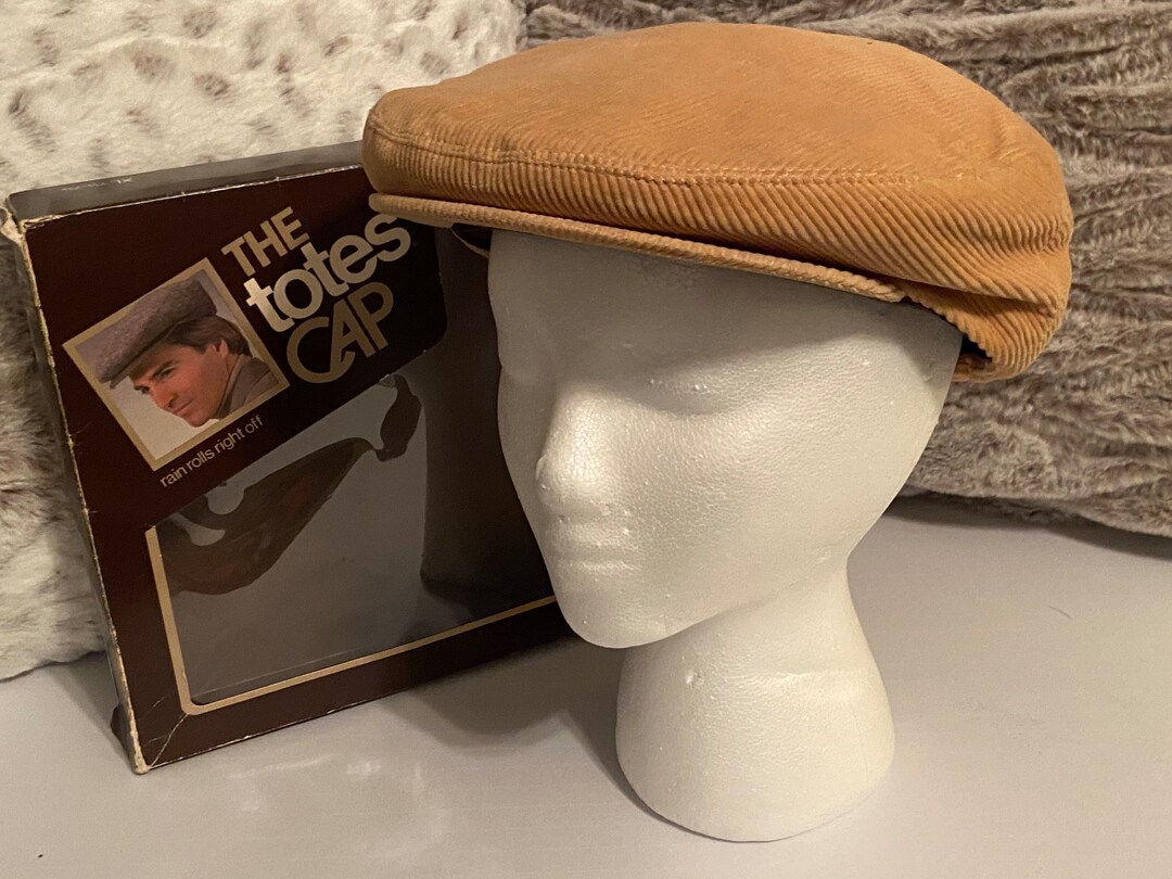Vintage Men’s Tan Corduroy Cap, the Totes New in Box by the Gap Extra ...