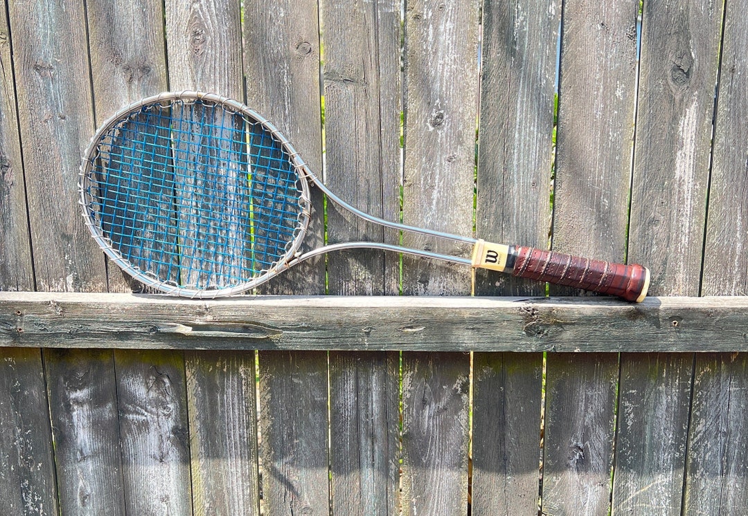 Vintage 70s Wilson Steel T2000 Tennis Racquet / Vintage Steel Tennis ...