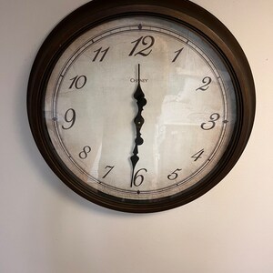 Vintage Oversized Statement Wall Clock / Large Antique Replica Wall ...