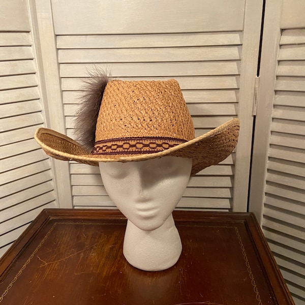Vintage Cowboy Hat - Etsy