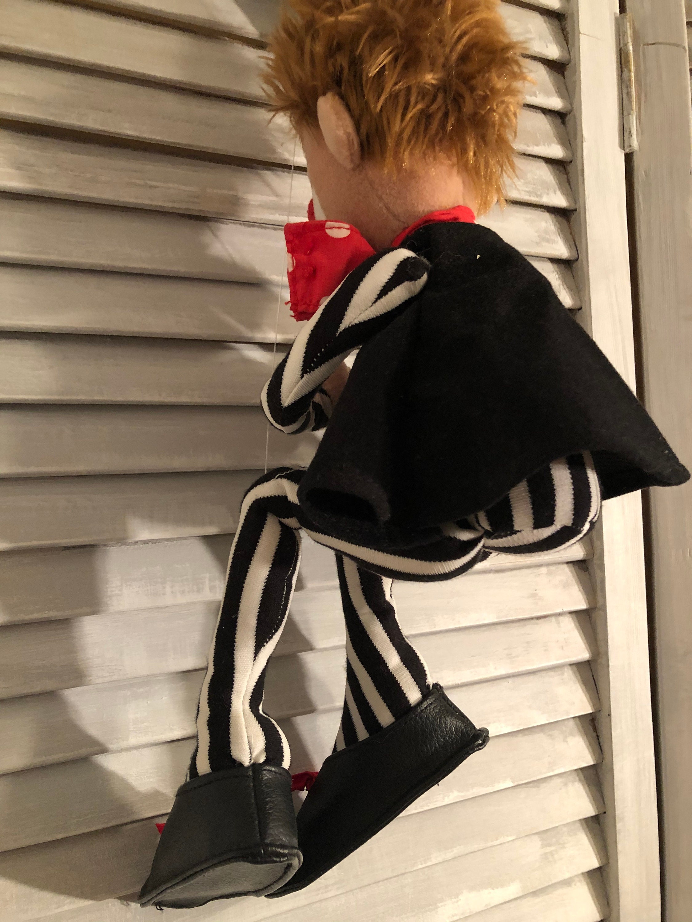 Folkmanis Kid Gloves Puppet 16 Mime Clown Marionette / Birthday Gift ...