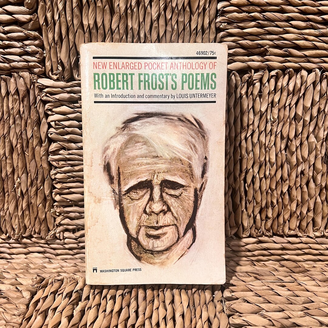 Vintage Rober Frost Book of Poetry . - Etsy