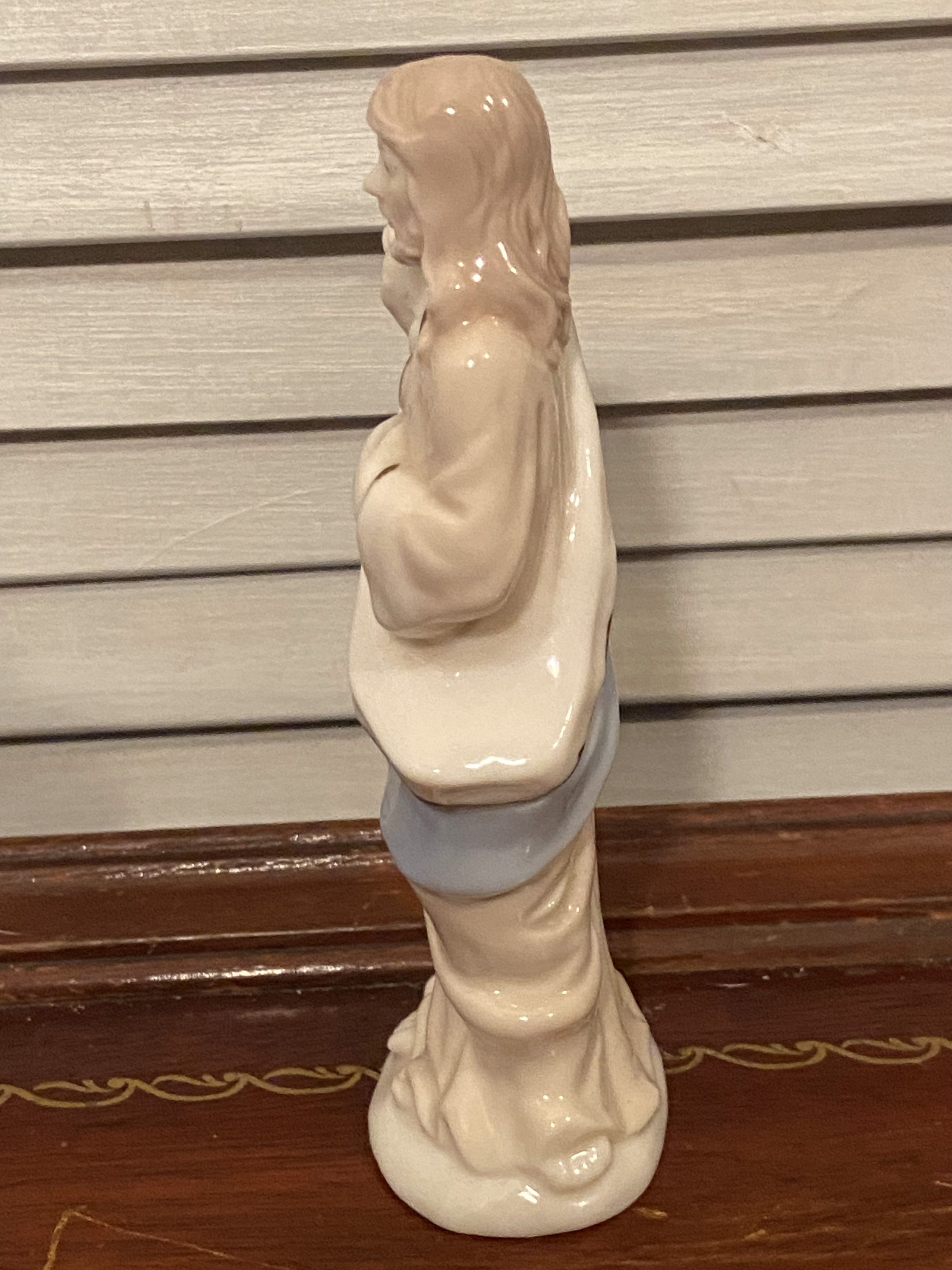 Vintage Porcelain Statue of Jesus Christ / Religious Gift/ Holiday Gift ...