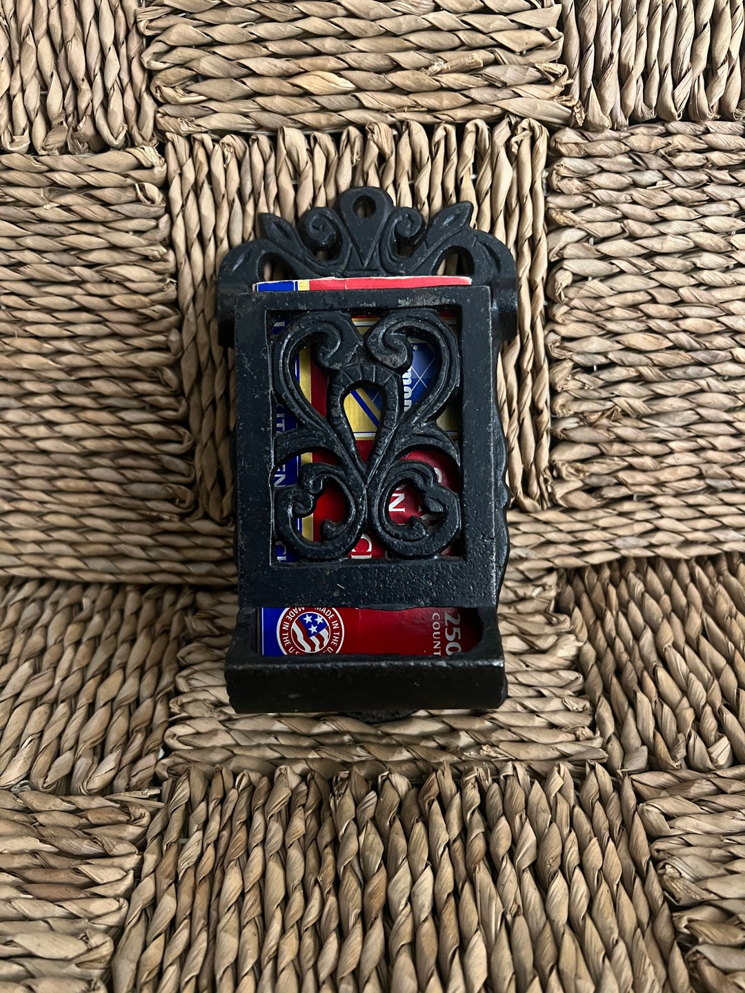 Vintage Iron Matchbox Dispenser /kitchen Decor / Housewarming Gift - Etsy