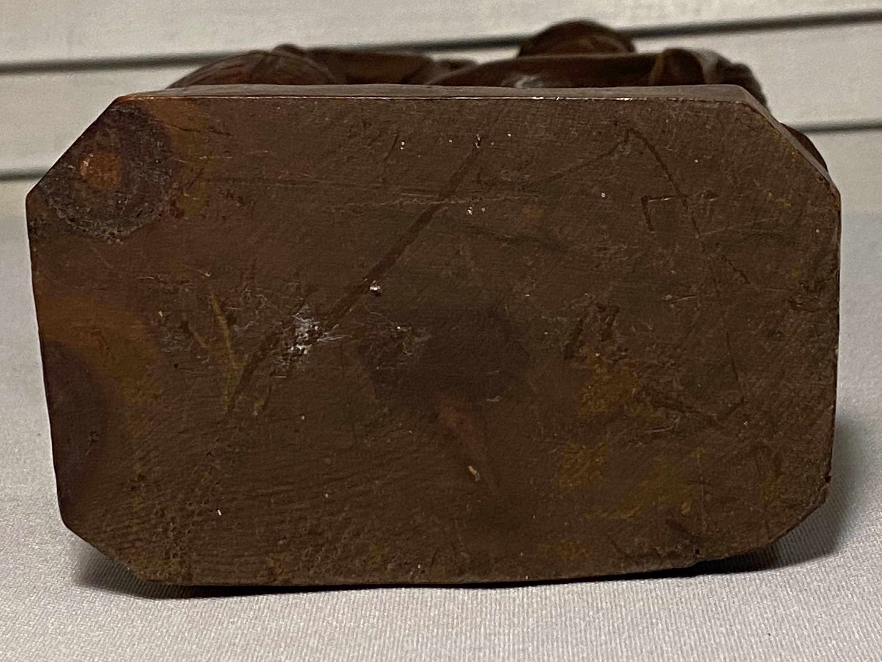 Vintage Walnut Carved Figurine / Sculpture of Peasant Woman - Etsy