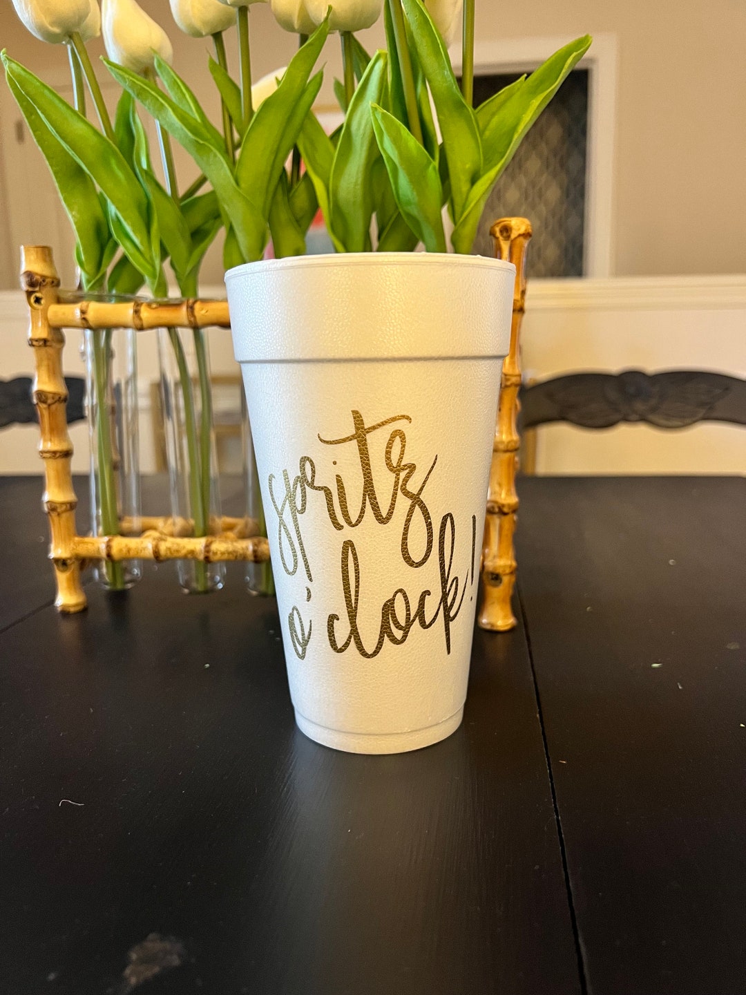 Spritz O'clock! Styrofoam Cups— 20 Oz Set of 10 - Etsy