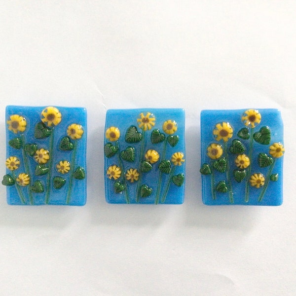 Fused Glass Magnets - Etsy