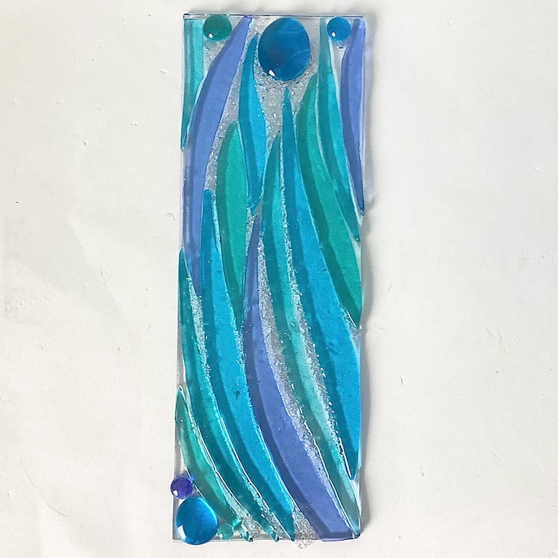 Fused Glass Panel Modern - Etsy