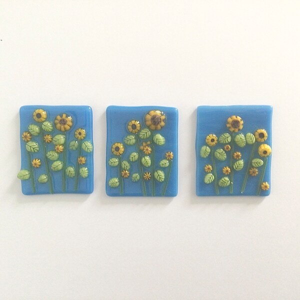 Fused Glass Magnets - Etsy