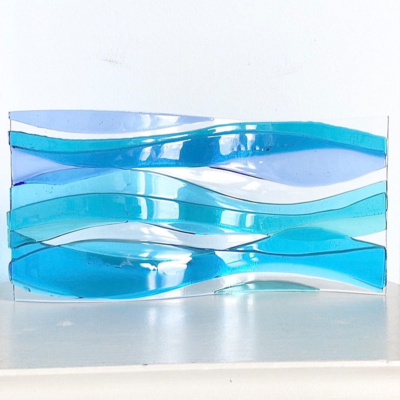 Glass Wave Sculpture - Etsy