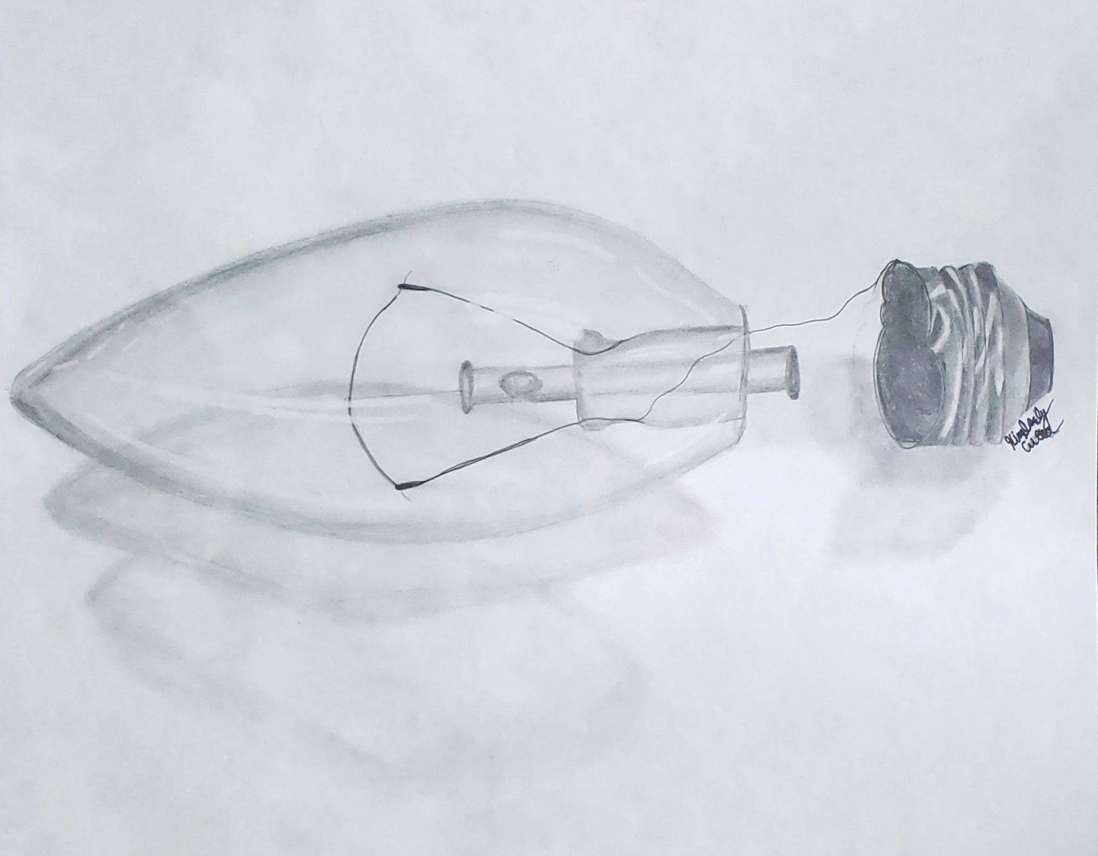 Drawing broken Lightbulb Giclee Prints - Etsy