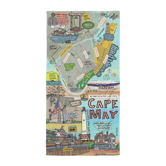 Cape May Beach Map