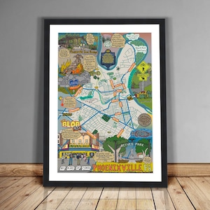 Map of Phoenixville, Pennsylvania (customization and Framing Options ...