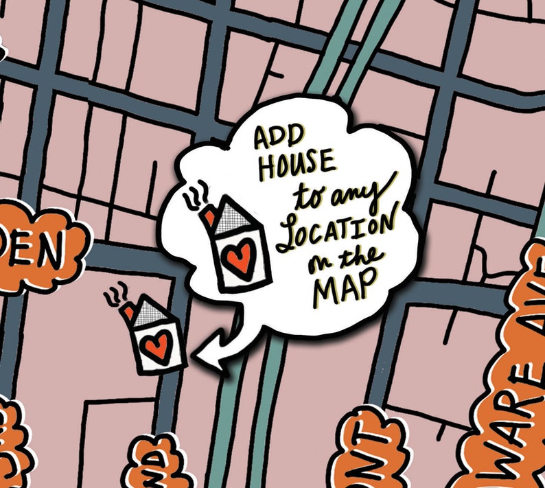 Map of Northern Liberties Philadelphia Philly Neighborhood - Etsy