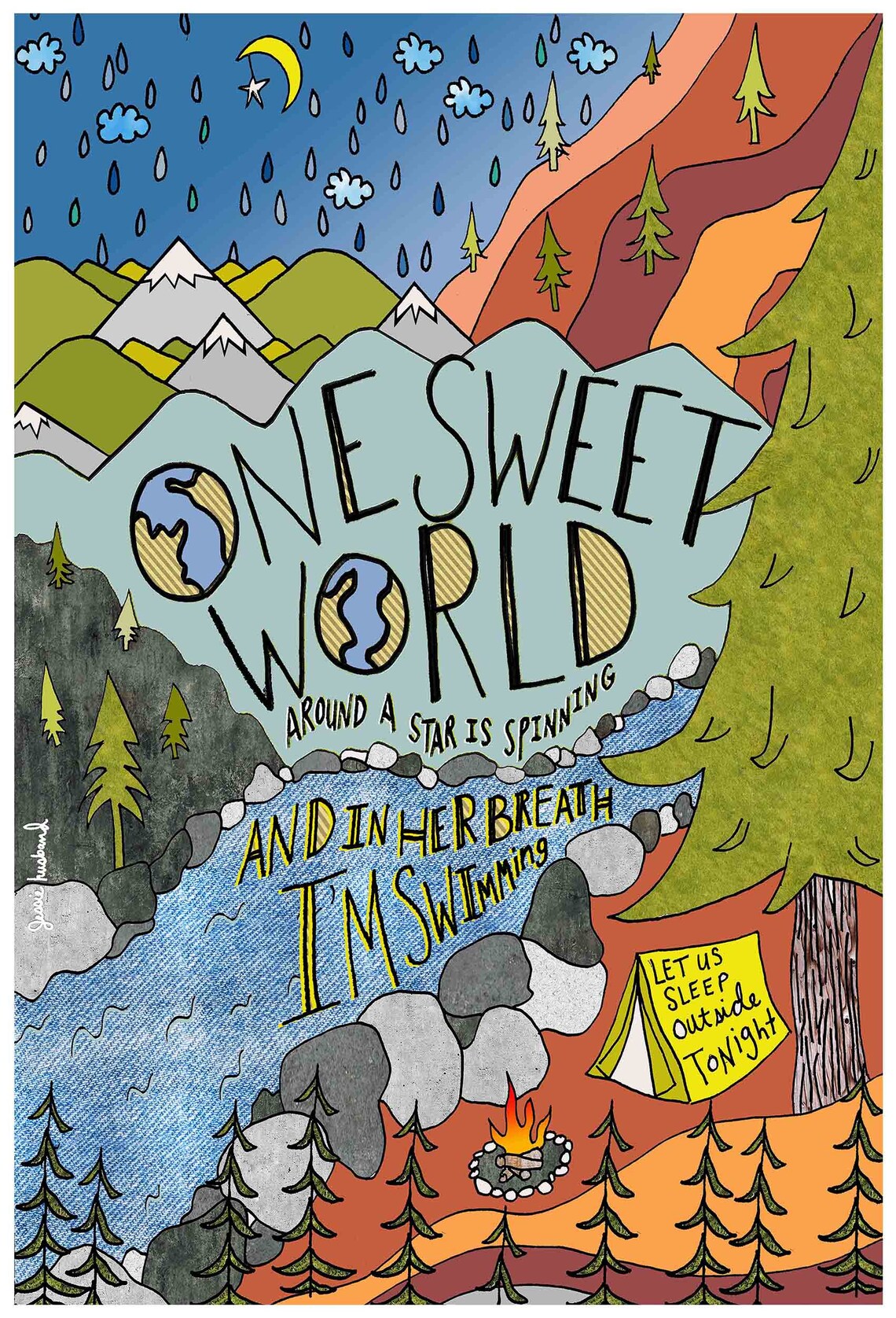 One Sweet World, Dave Matthews Band Lyrics (framing Options Available ...