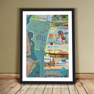 Map of Margate City - Longport, New Jersey, Beach Town, NJ Beaches ...