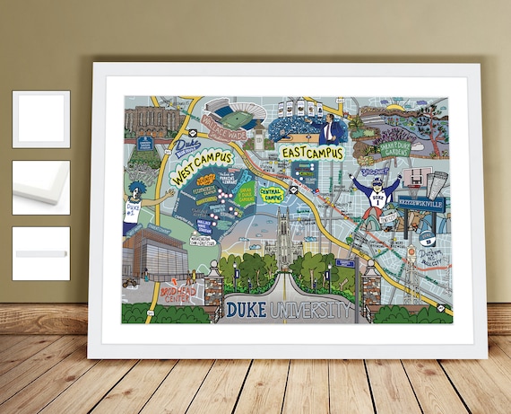 Duke University West Campus Map