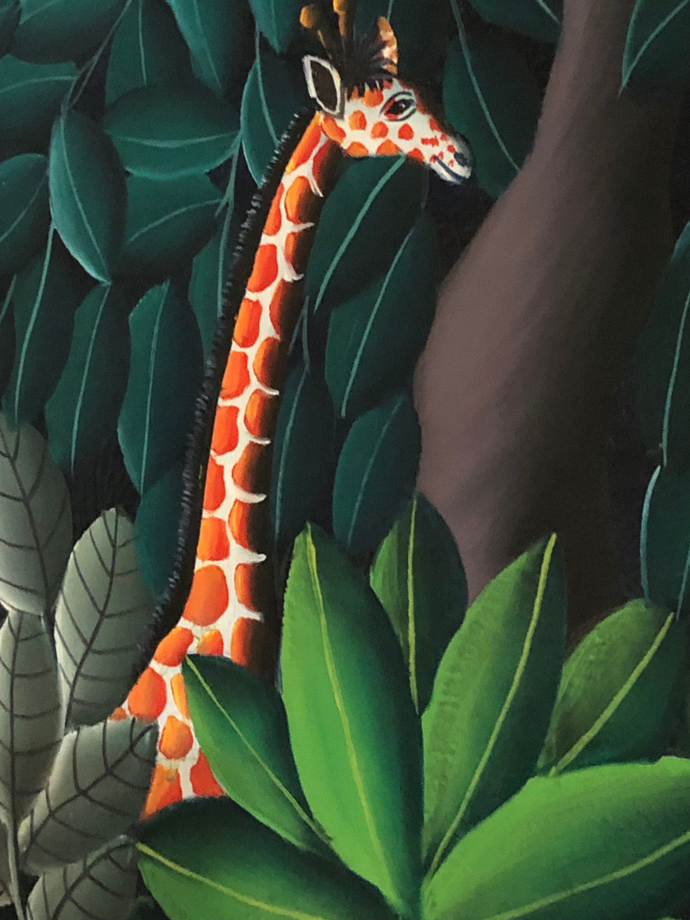 Original Oil Painting, Haitian Artist Fritz Merise, Contemporary, Vivid ...