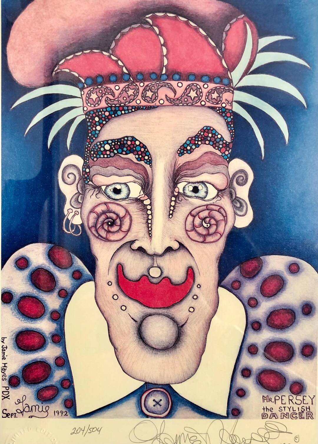 Jamie Hayes "mr. Percy" Serigraph: New Orleans Art, Framed Limited ...