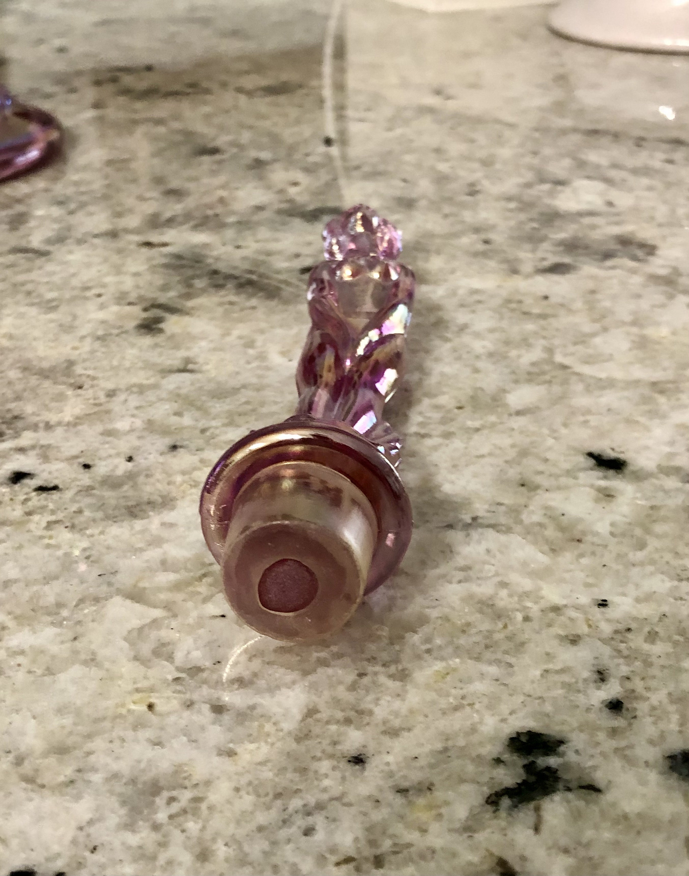 Fenton Glass Art, September Morn Nymph, Opalescent Fenton Glass, Plum ...
