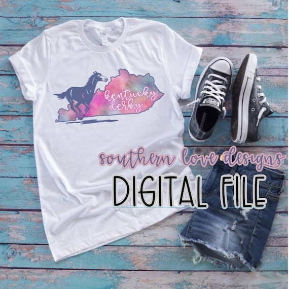 Kentucky Derby Digital Design | Etsy