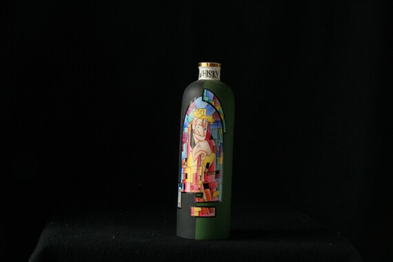 Cubist Sureda Ceramic Decanter Ceramic Whisky Bottle Spain - Etsy