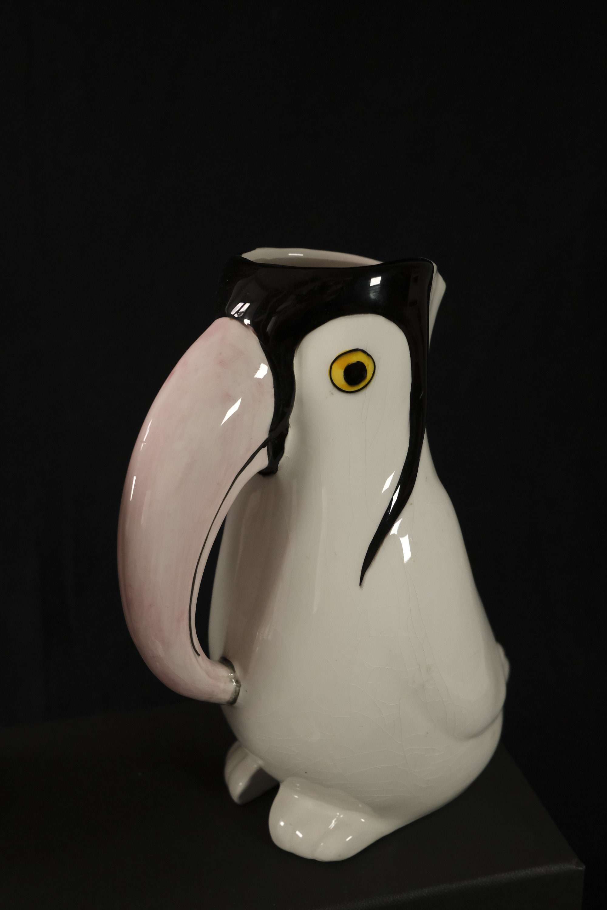 Ceramic toucan set 1980s pair of candle holders & pair of | Etsy