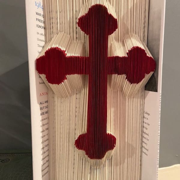 Cross Book Folding - Etsy