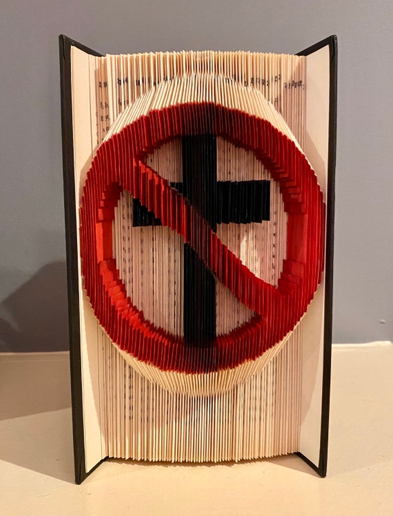 Bad Religion Crossbuster Book Origami With Colored Edges - Etsy