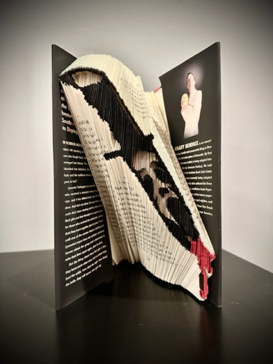 Ghost in Knife Combination Cut and Fold Book Folding Pattern - Etsy