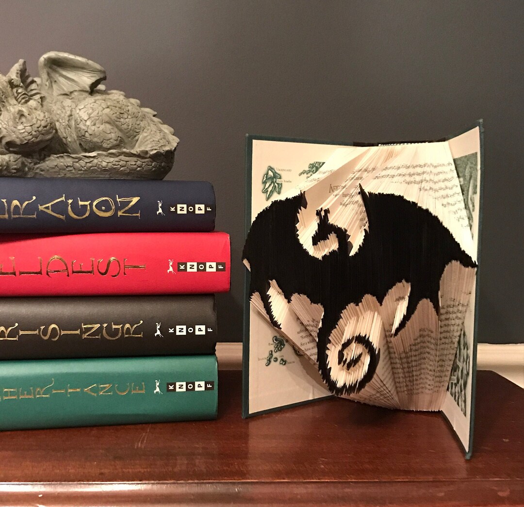 Dragon Measure, Mark, and Fold Book Folding Pattern - Etsy